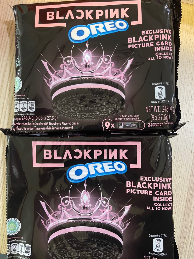BlackPink Oreo, Food & Drinks, Packaged & Instant Food on Carousell