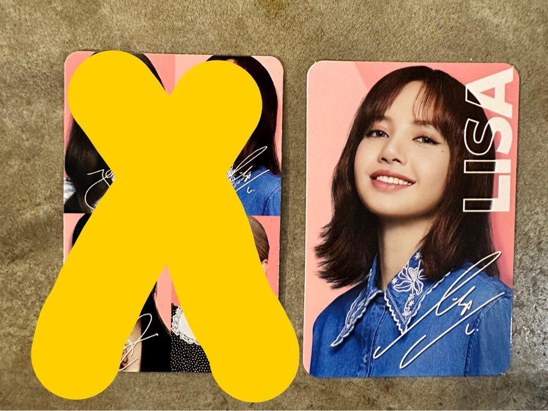 BlackPink Oreo card Lisa, Hobbies & Toys, Memorabilia & Collectibles, K ...