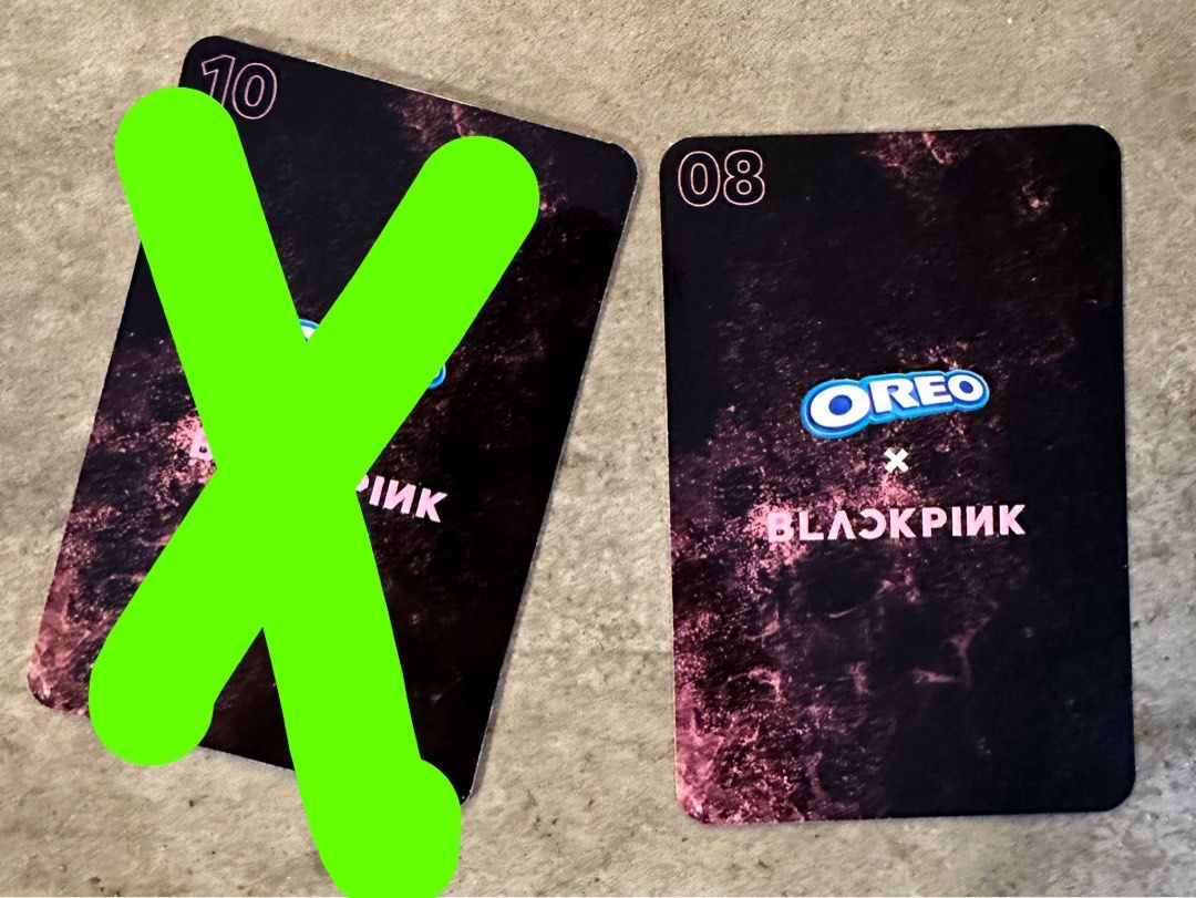 BlackPink Oreo card Lisa, Hobbies & Toys, Memorabilia & Collectibles, K ...