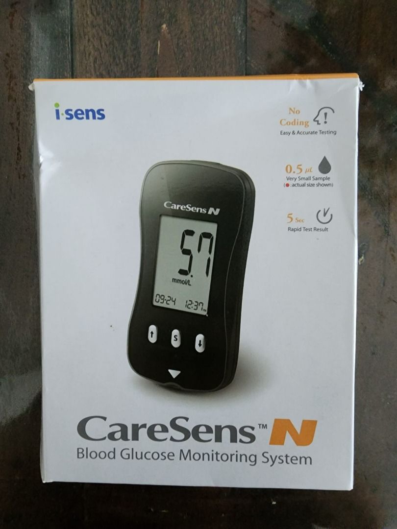 Blood Glucose Monitoring System CaseSensN, Health & Nutrition, Health ...