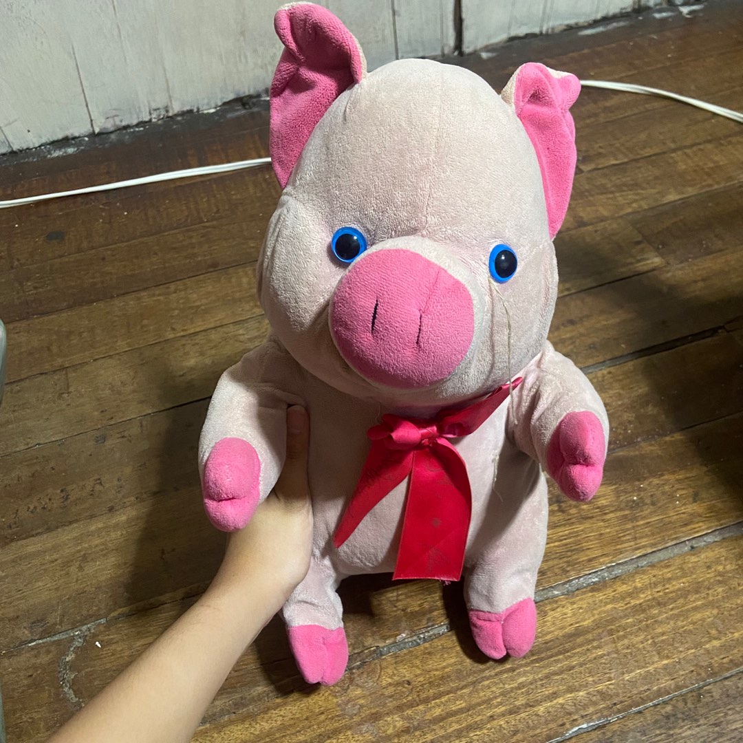 FREE BLUE MAGIC pig stuffed toy, Hobbies & Toys, Toys & Games on Carousell