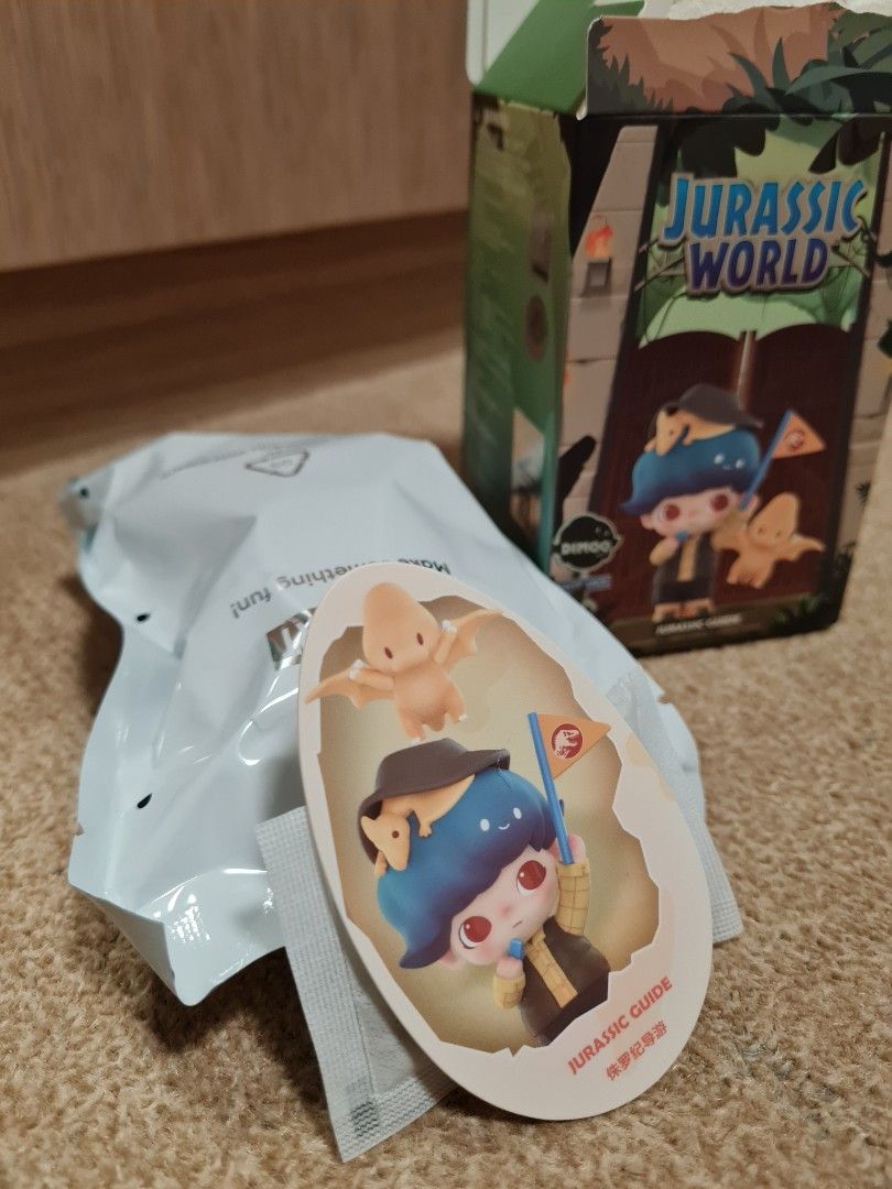 BNIF POP MART DIMOO Jurassic World Series - Jurassic Guide, Hobbies ...
