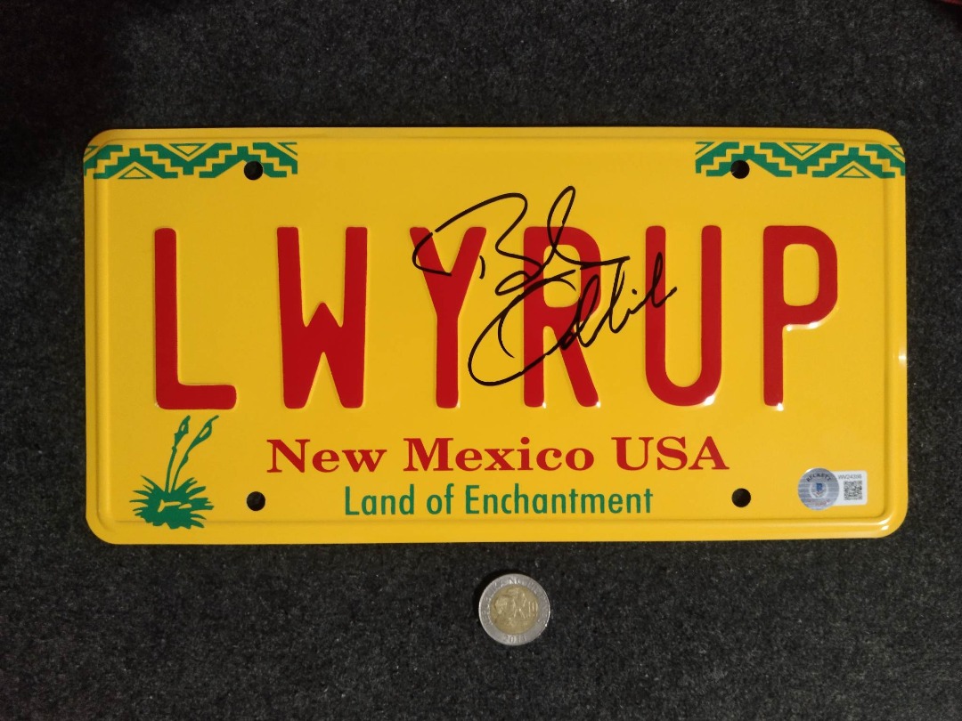 Bob Odenkirk signed Breaking Bad License Plate Beckett COA, Hobbies ...