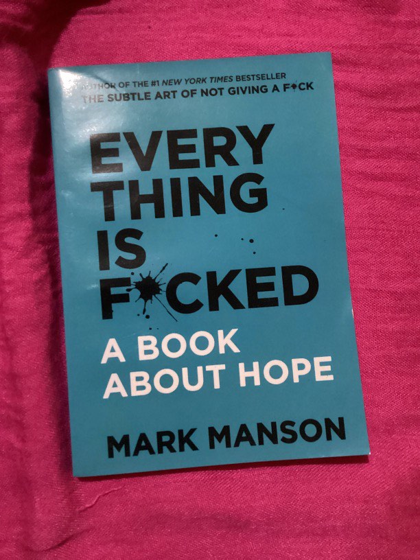 (book) Everything is F*cked by Mark Manson, Hobbies & Toys, Books ...