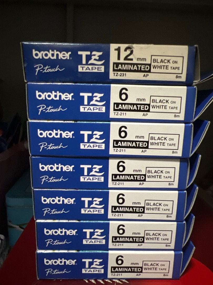 Brother P-Touch label TZ series ( Bundle sets ), Computers & Tech ...