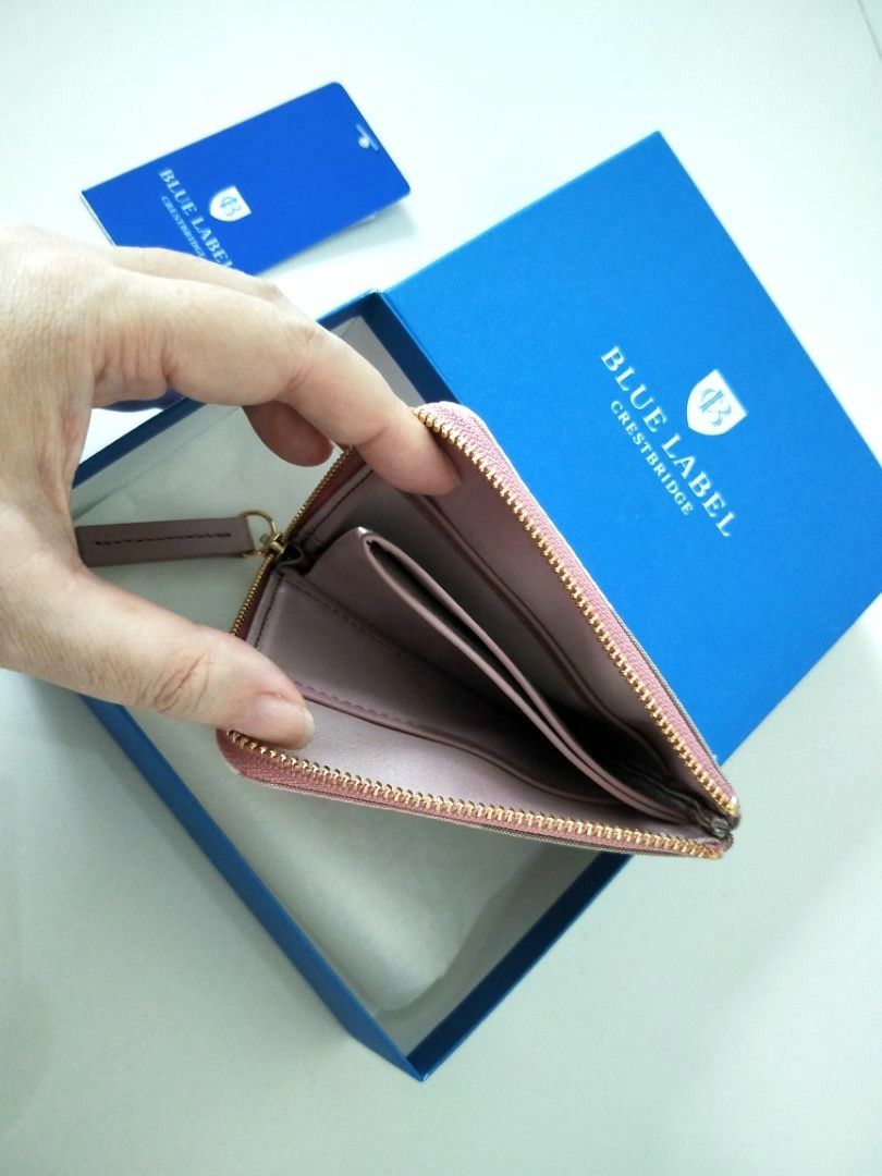 Burberry Blue Label Crestbridge L Wallet, Women's Fashion, Bags ...