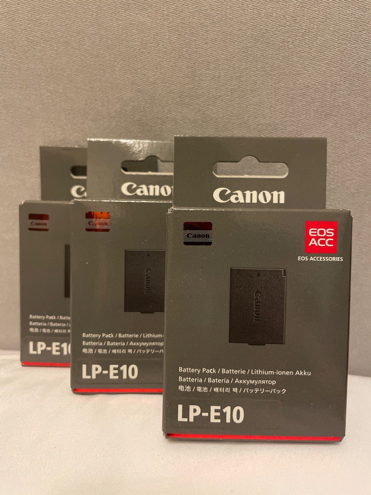 Canon LP-E10 Battery - Authentic BNIB, Photography, Photography ...