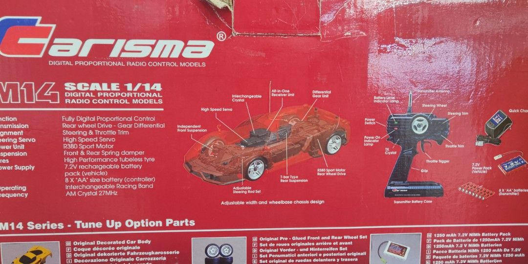 Carisma Ferrari M14 radio control RC car set, Hobbies & Toys, Toys ...