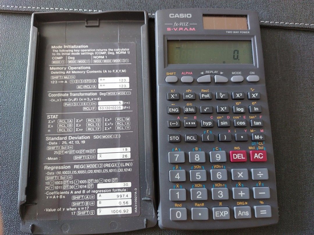 Casio Calculator FX-911Z, Computers & Tech, Office & Business Technology on Carousell