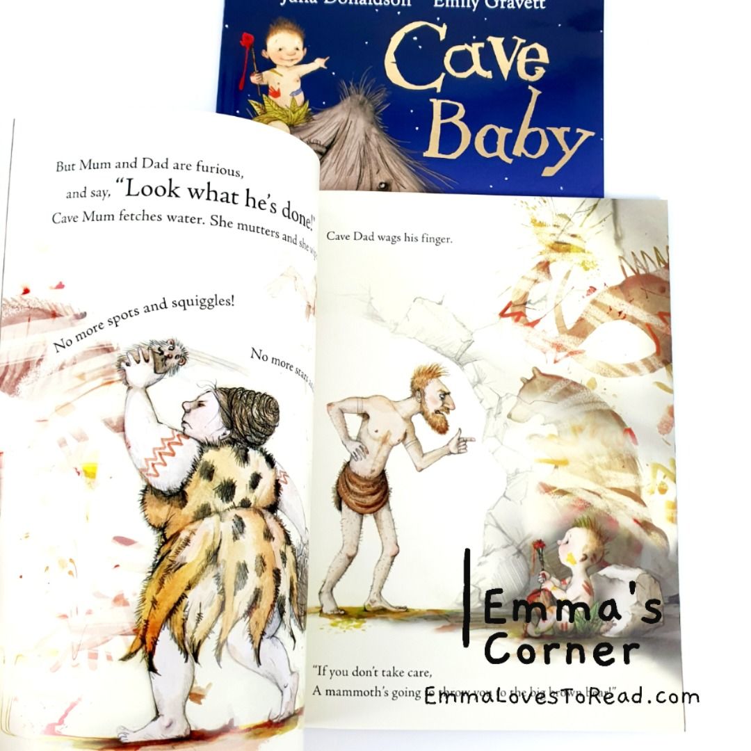 Cave Baby by Julia Donaldson & Emily Gravett Children Picture Book PB ...