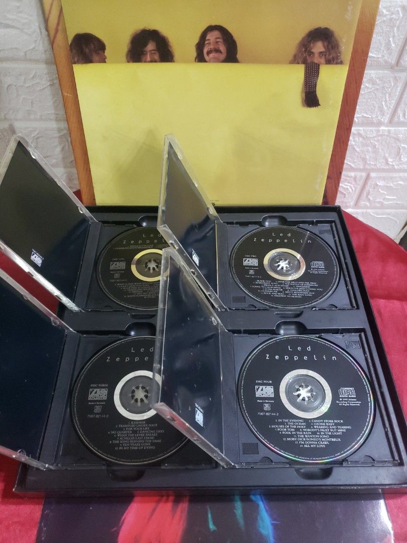 CD /ORIGINAL GERMAN/EU PRESS 1990 / 4 CD BOXSET - LED ZEPPELIN ( The ...
