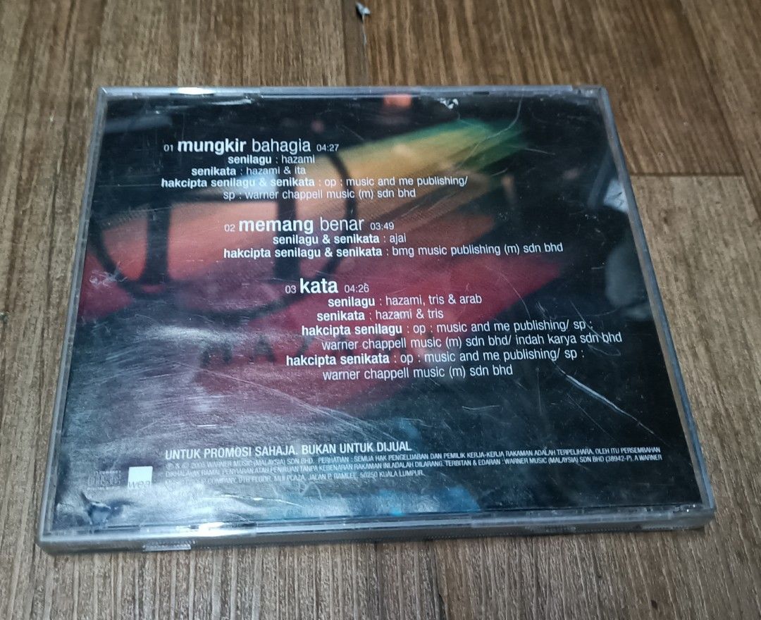 CD HAZAMI @ 2005 WARNER MUSIC M SDN BHD.., Hobbies & Toys, Music ...
