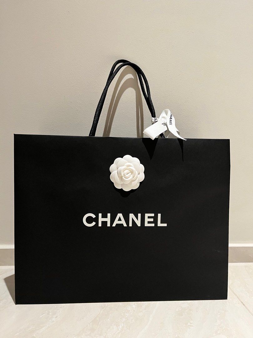 Chanel Paper Bag, Luxury, Bags & Wallets on Carousell
