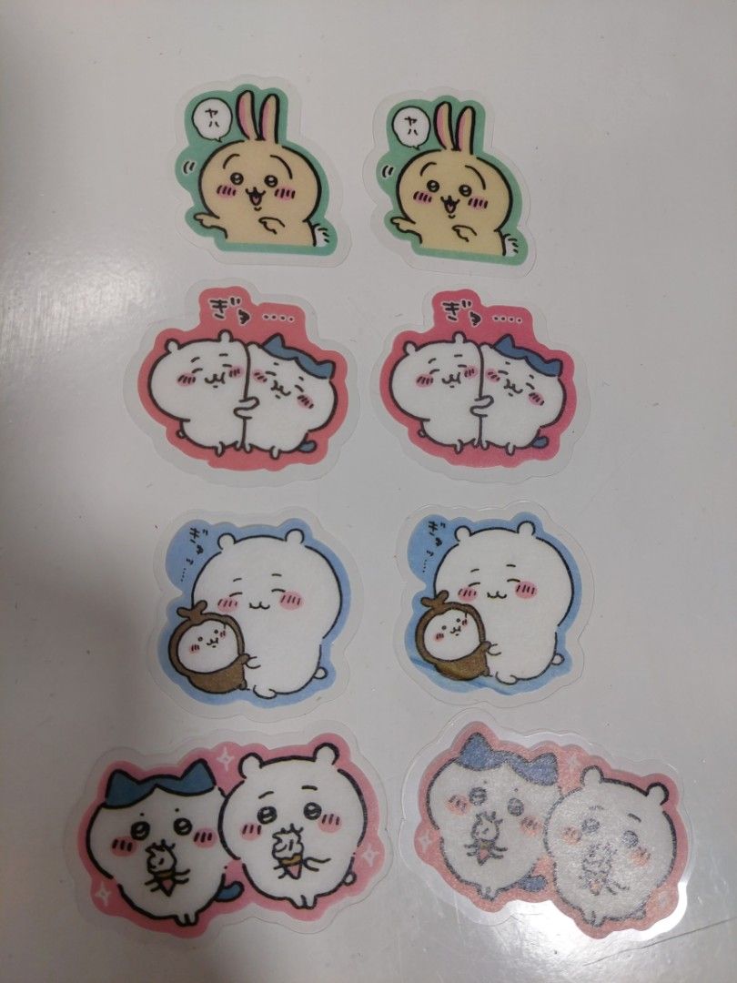 Chiikawa sticker 貼紙 jokebear 吉伊卡哇, 興趣及遊戲, 玩具 & 遊戲類 - Carousell