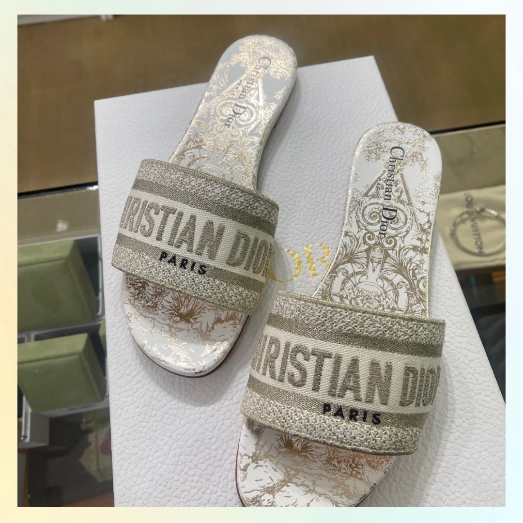 Christian Dior DWAY Slides, Luxury, Sneakers & Footwear on Carousell