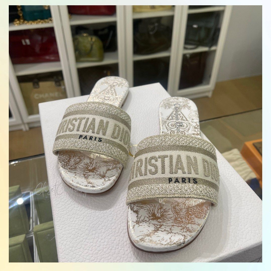 Christian Dior DWAY Slides, Luxury, Sneakers & Footwear on Carousell