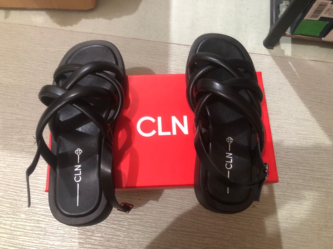 CLN FLATFORM SANDAL, Women's Fashion, Footwear, Flats & Sandals on Carousell