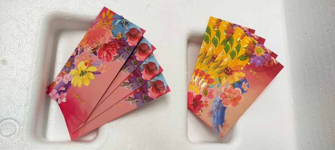 CNY Ang Pao Packets (Bangkok Bank 2023 Design) Red Packets, Hobbies ...