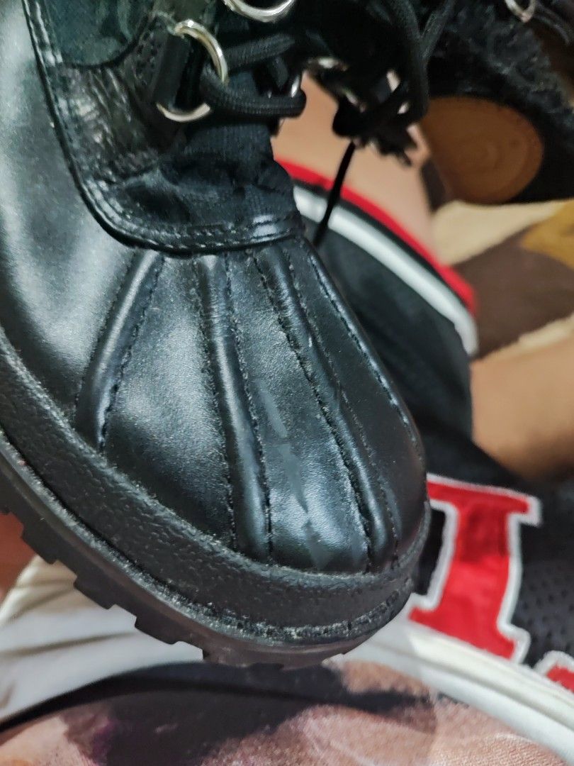 COACH BLACK LEATHER LAURA BOOTS, Luxury, Apparel on Carousell