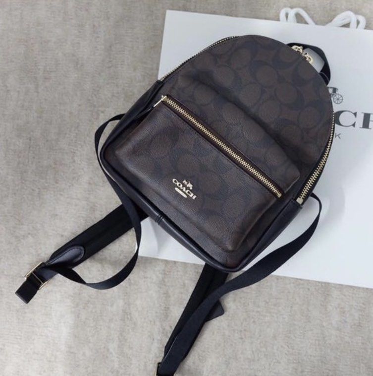 Coach Mini Charlie Backpack, Women's Fashion, Bags & Wallets, Backpacks ...