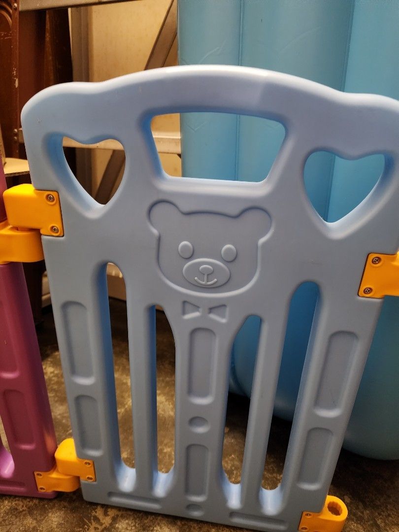 Coby haus bear design multi color baby fence, Babies & Kids, Baby ...