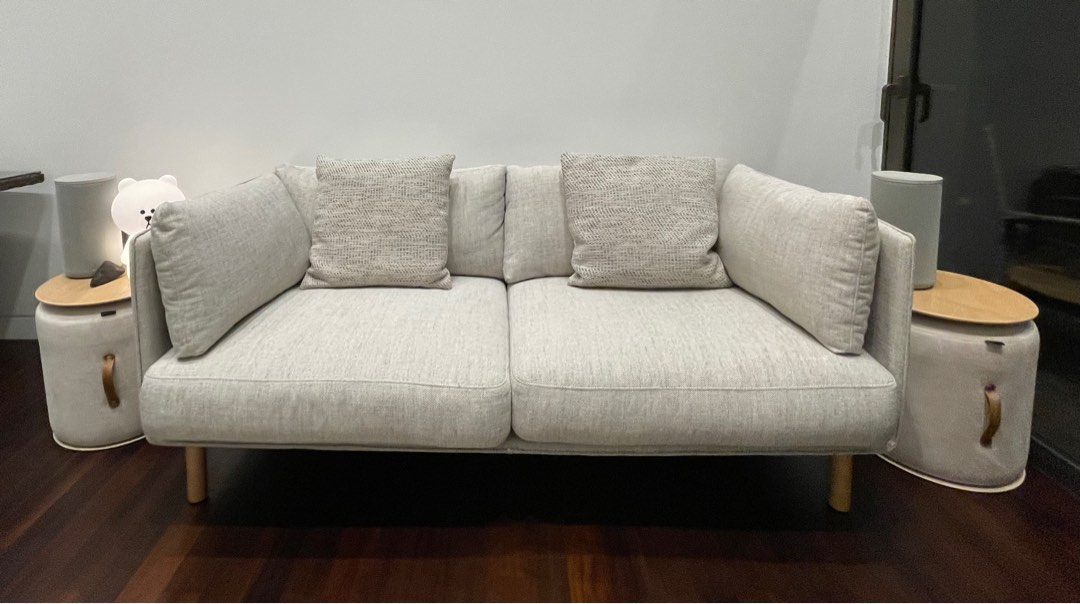 Crate n Barrel Sofa 6 months new, Furniture & Home Living, Furniture ...