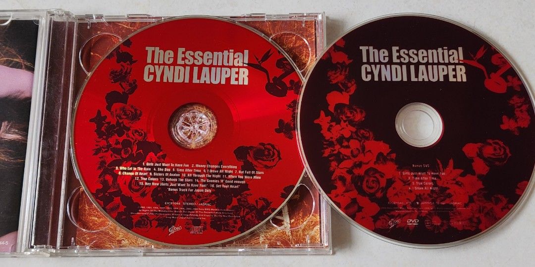Cyndi Lauper ~ The Essential ( JAPAN PRESS ) CD + DVD, Hobbies & Toys ...