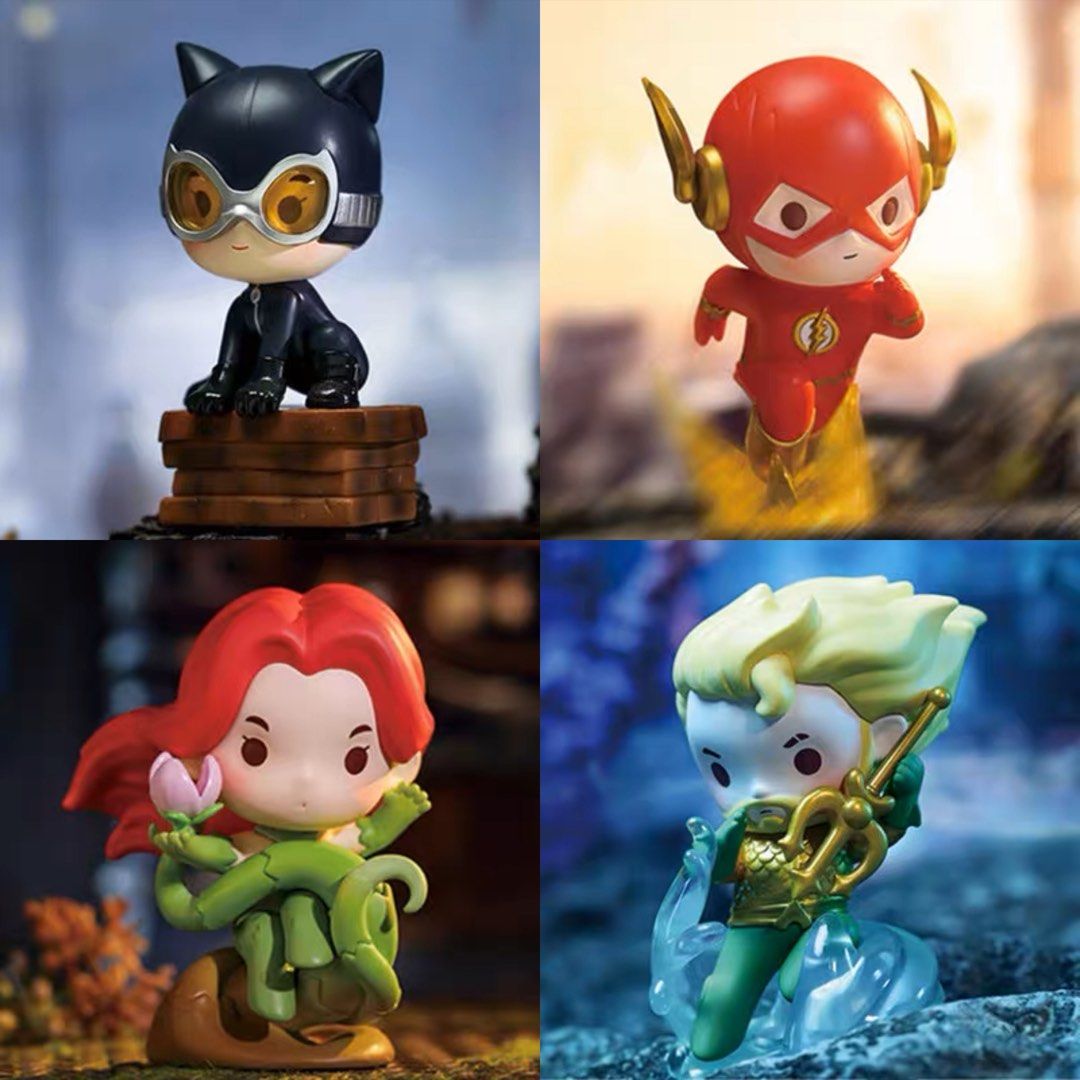DC JUSTICE LEAGUE POPMART / FULL SET / CHOOSE CHARACTER / SINGLE BOX ...
