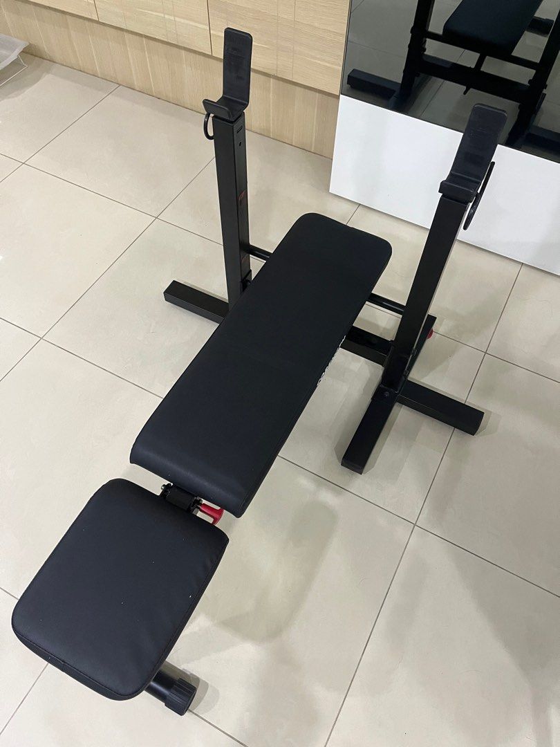 Decathlon Bench w/ Built In Rack, Sports Equipment, Exercise & Fitness ...