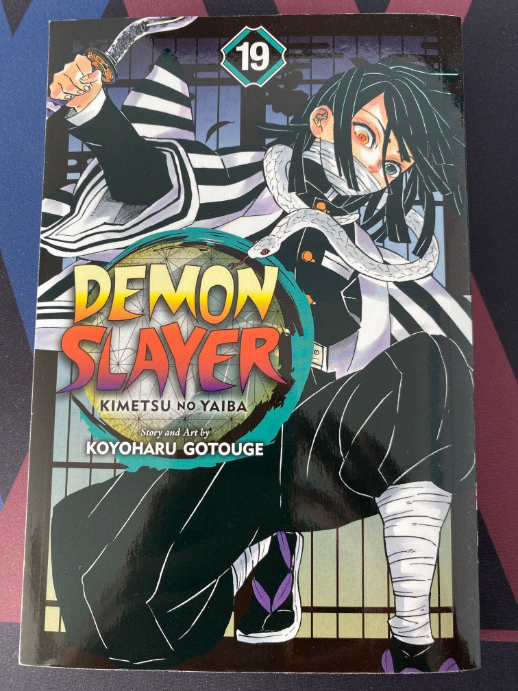 Demon slayer manga V19, Hobbies & Toys, Books & Magazines, Comics ...