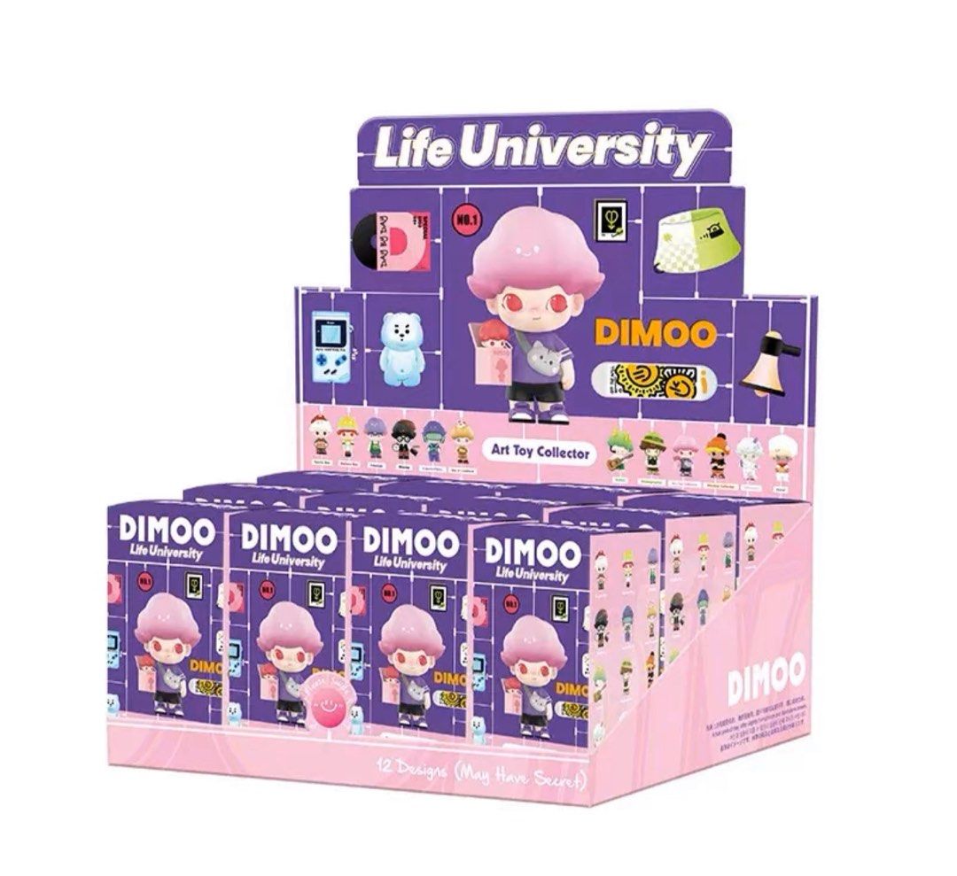 DIMOO LIFE UNIVERSITY POPMART / FULL SET / ABLE TO CHOOSE CHARACTER ...