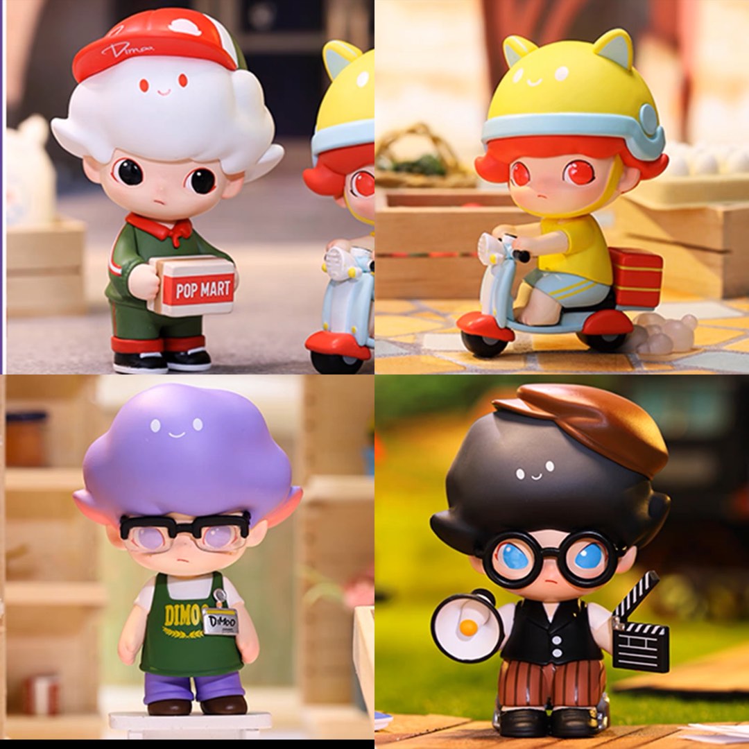 DIMOO LIFE UNIVERSITY POPMART / FULL SET / ABLE TO CHOOSE CHARACTER ...
