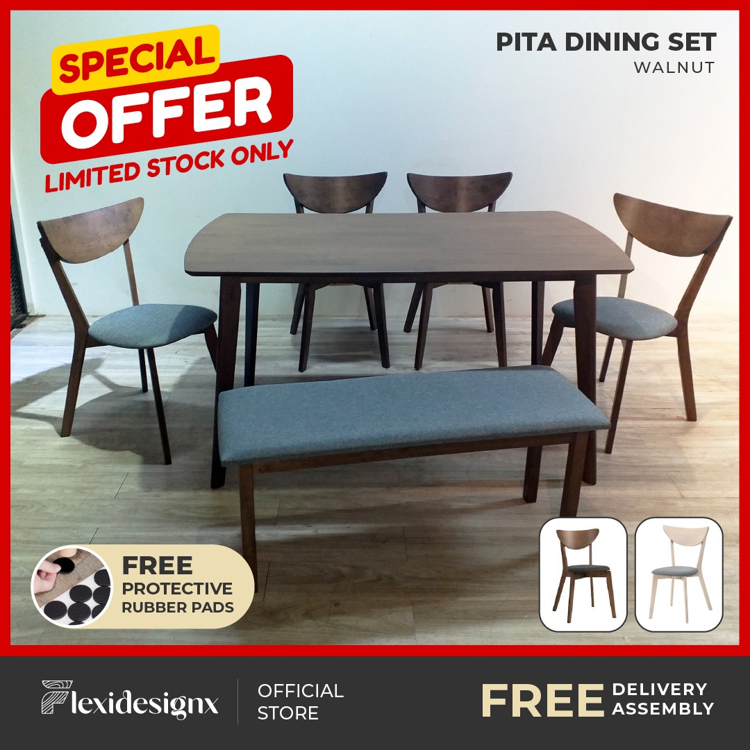 Dining Set 6 Seater Promotion Price, Furniture & Home Living, Furniture ...