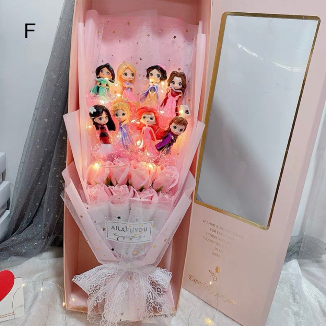 Disney Princess Bouquet Sailor Moon Bouquet Disney Flower Bouquet ...