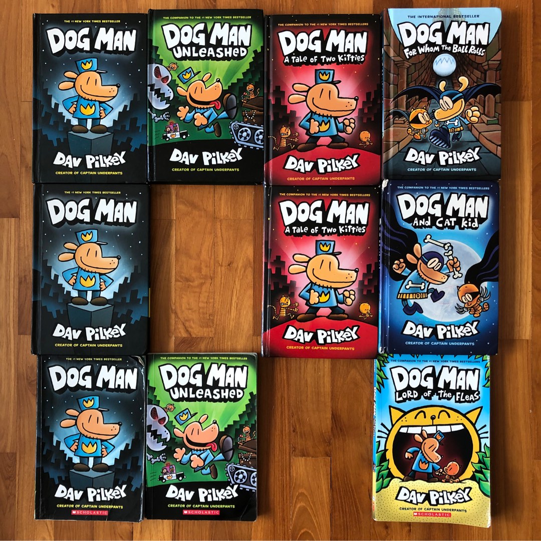 Dog Man story books comic books suitable for primary school kids young ...
