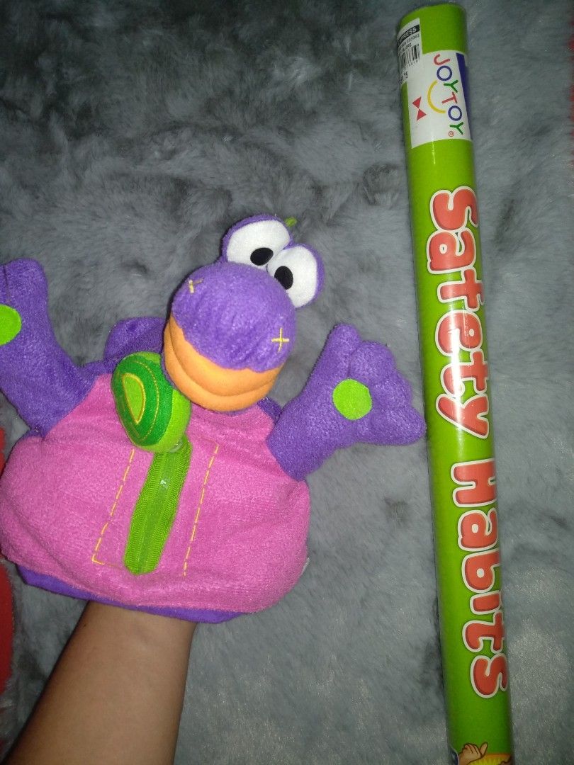 Dragon hand puppet and Safety Habits poster(sealed), Hobbies & Toys ...