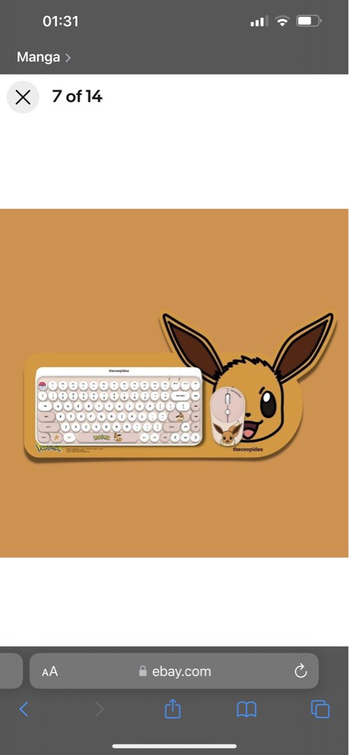 Eevee Keyboard, Computers & Tech, Parts & Accessories, Computer ...