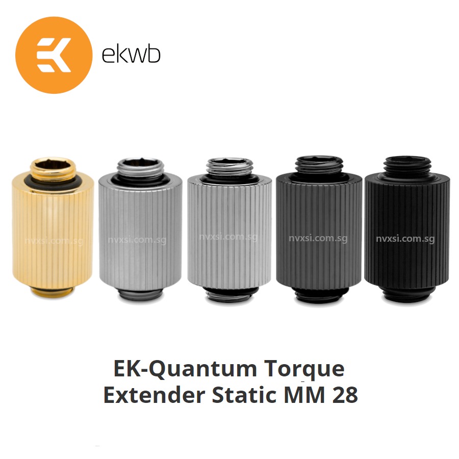EK-Quantum Torque Extender Static MM 28 - Gold | Satin Titanium ...