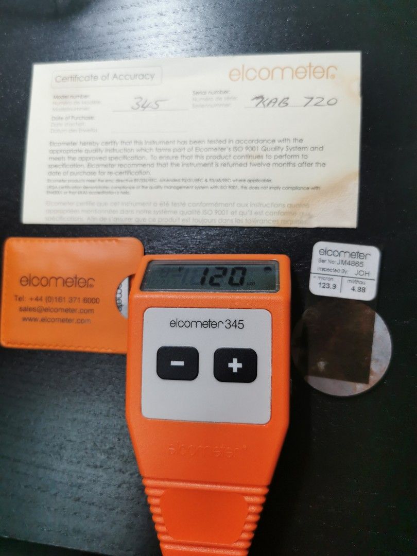 Elcometer 345 "SSG" 2 Key Coating Thickness Gauge, Hobbies & Toys ...