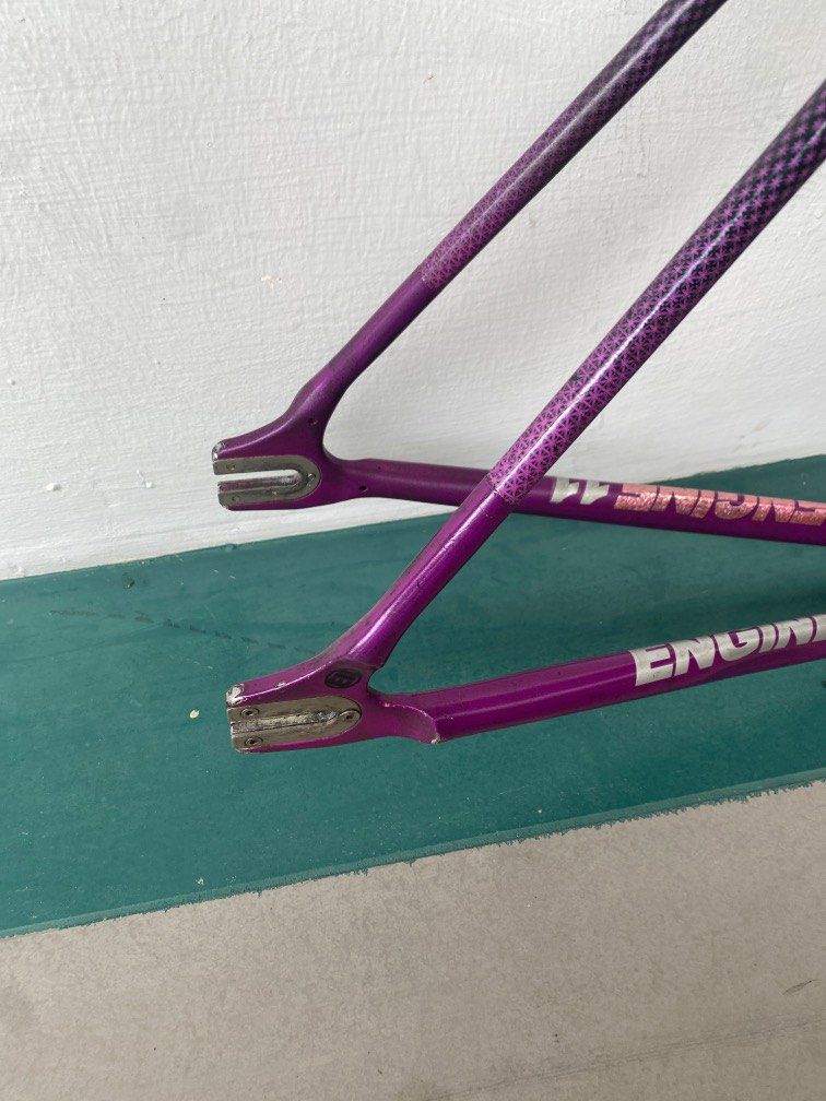 engine 11 vortex black purple size 52 frameset/fs fixie fixed gear ...