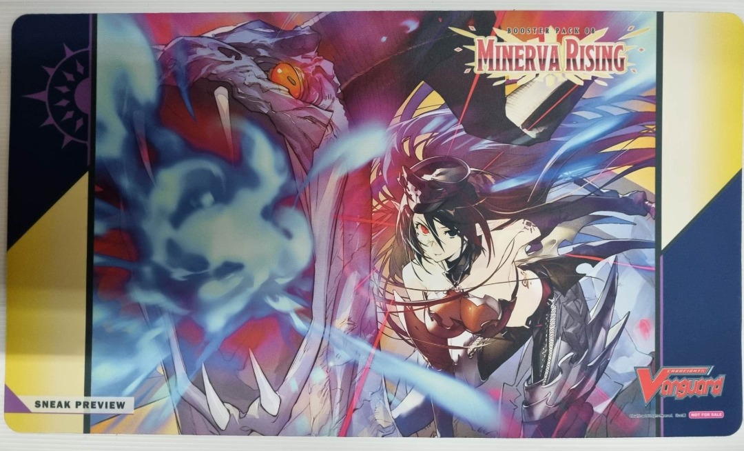 English Vanguard D-BT08EN SNEAK PREVIEW PLAYMAT Silver Thorn Dragon ...