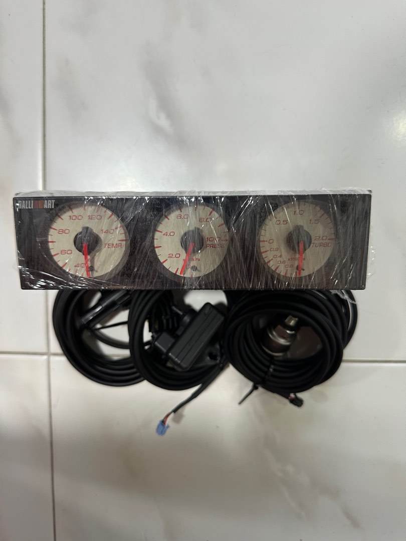 Evo 9 Ralliart Single Din Triple Defi Meter, Car Accessories ...