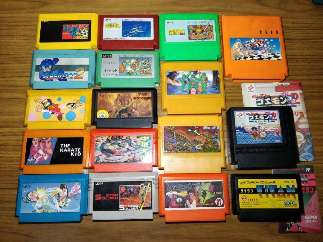 Famicom games, Video Gaming, Video Games, Nintendo on Carousell