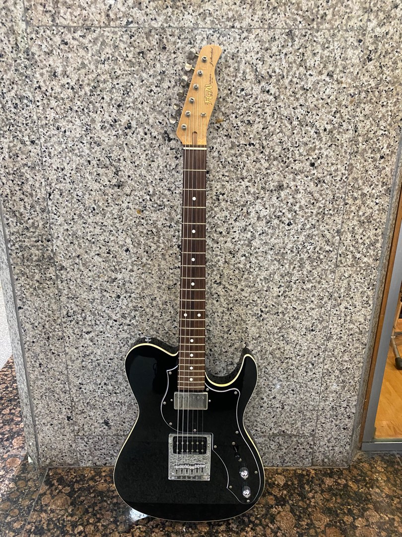 FGN FUJIGEN J-Standard Iliad Telecaster H.H. Black, Hobbies & Toys ...