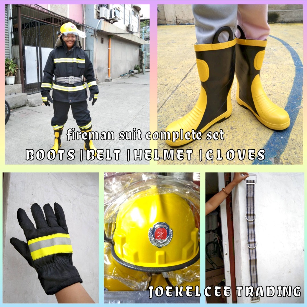 Fireman suit set, Men's Fashion, Coats, Jackets and Outerwear on Carousell