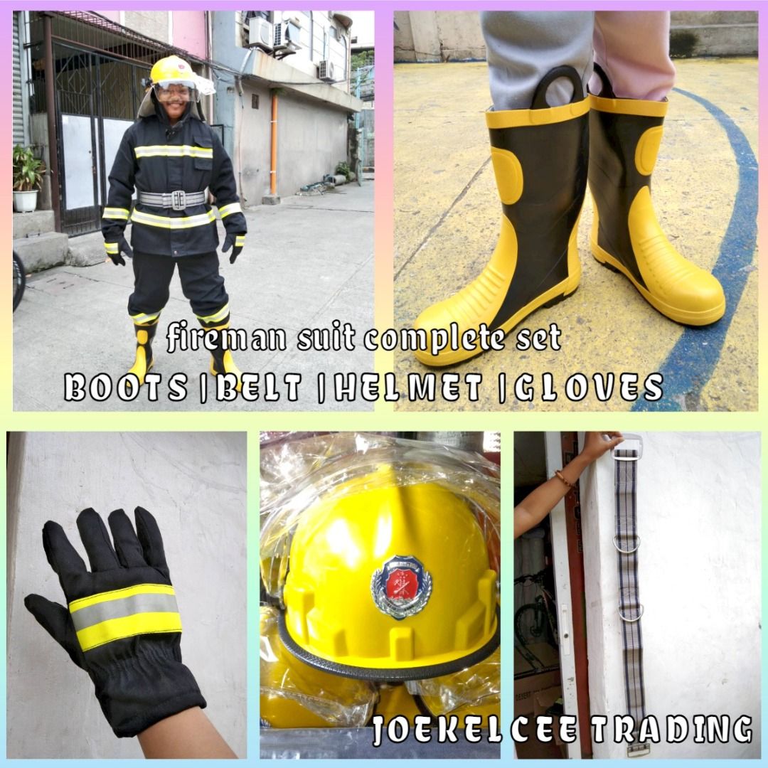 Fireman suit set, Men's Fashion, Coats, Jackets and Outerwear on Carousell