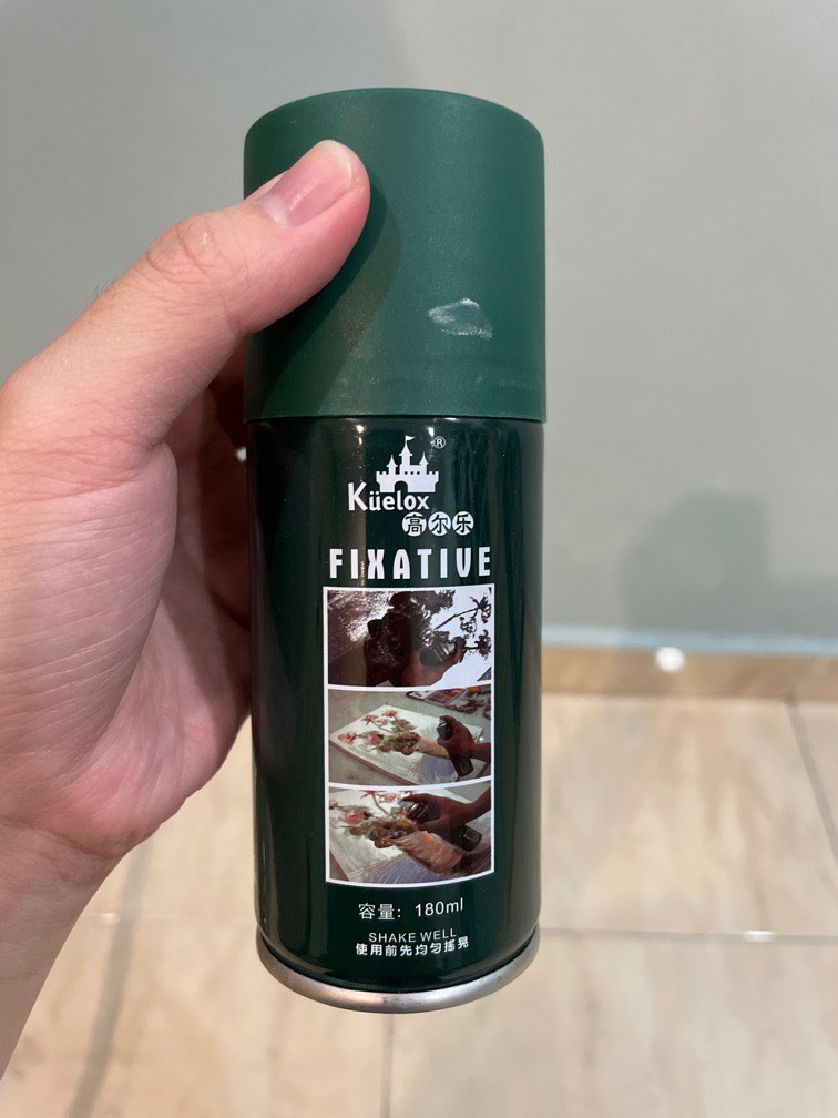 fixative for clay art and paintings, Hobbies & Toys, Stationery & Craft ...