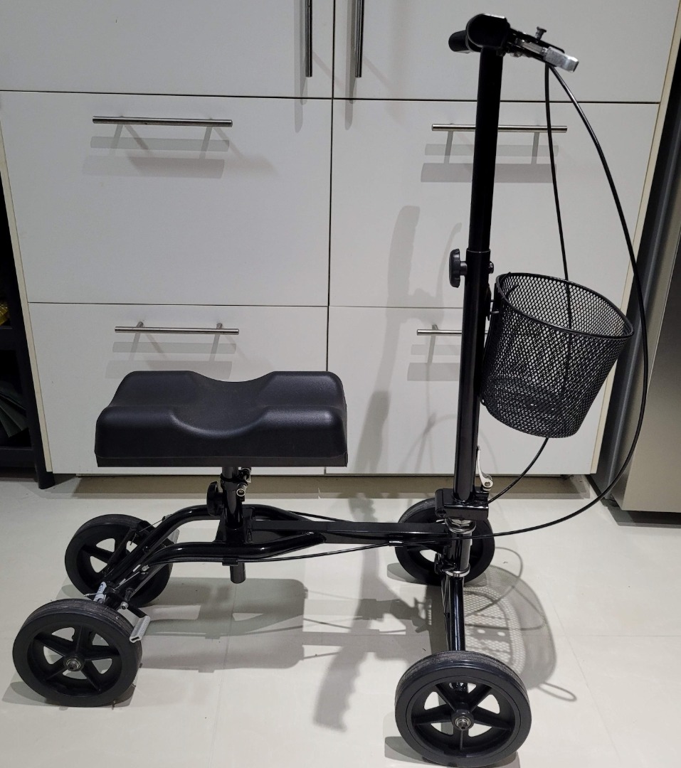 Foldable Knee Scooter for Foot Injuries Ankles Surgery, Health ...