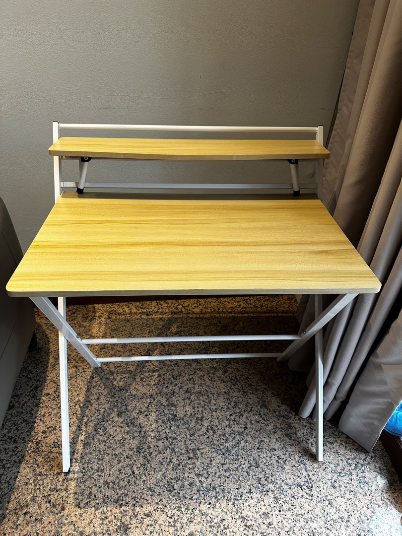 Foldable Work/Study Table 80cm wide x 60cm depth, Furniture & Home ...