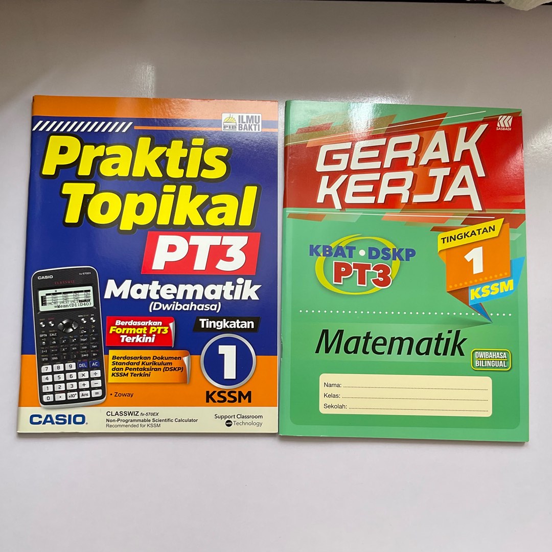 FORM 1 MATEMATIK buku rujukan assessment books tingkatan 1 mathematics ...